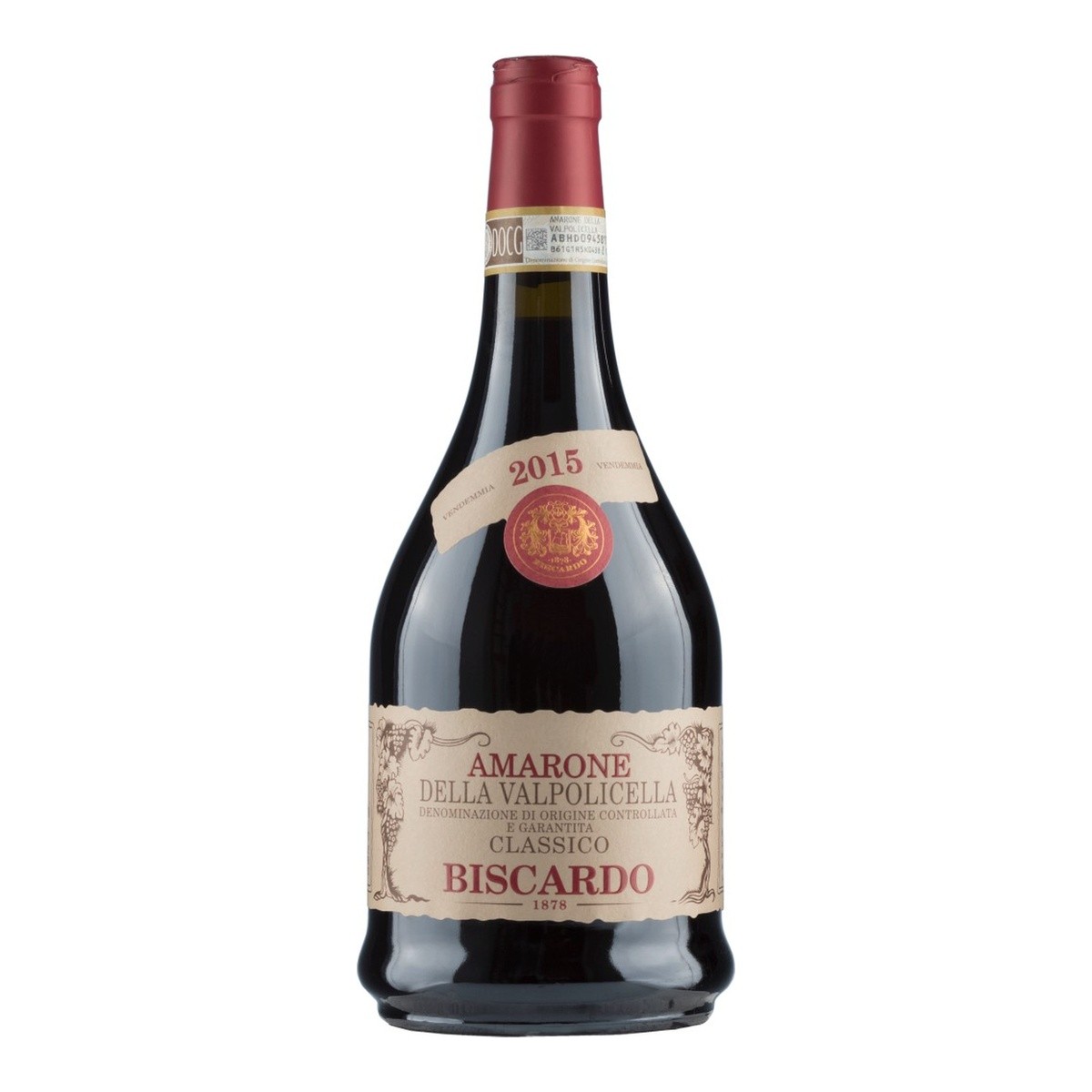 Biscardo Amarone della Valpolicella bouteille de 0,75 litre | Bovino